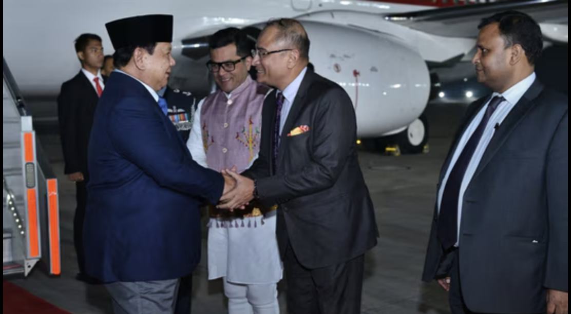 Indonesian President Prabowo Subianto Arrives in India for Republic Day ...